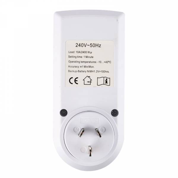 Digital Plug Timer (standard 10A socket)